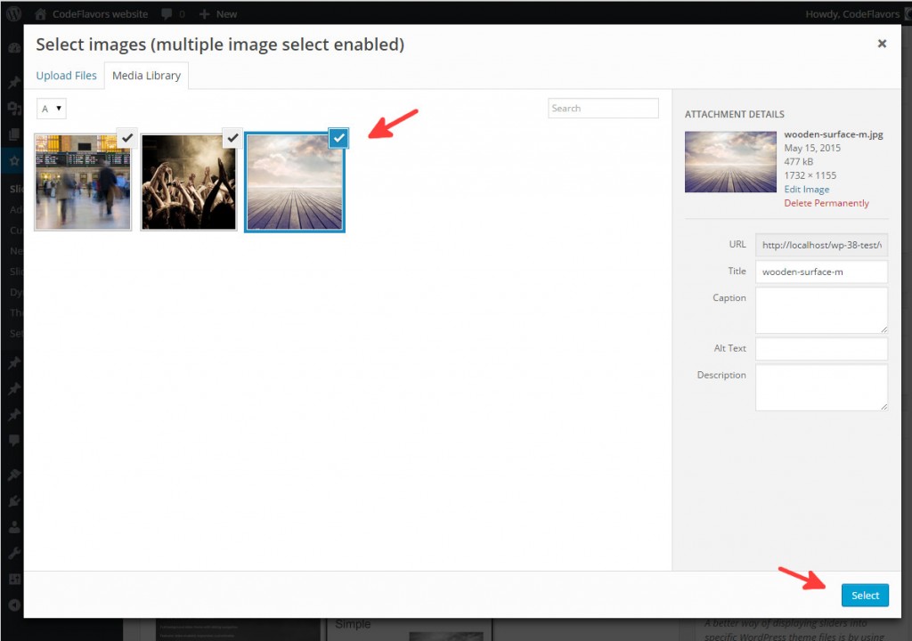 How to create a WordPress image slider